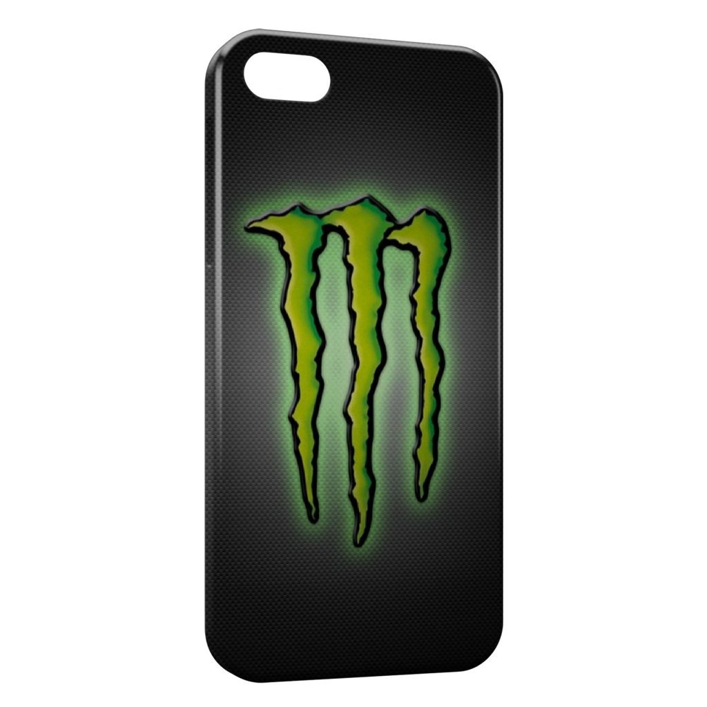 Coque iPhone 5/5S/SE Monster Energy Logo Green - Pixypia