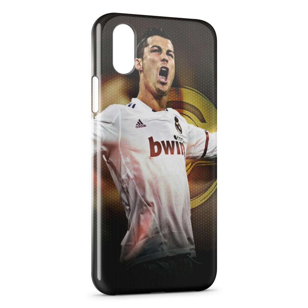 Coque iPhone X & XS Cristiano Ronaldo Real Madrid CF Football - Pixypia