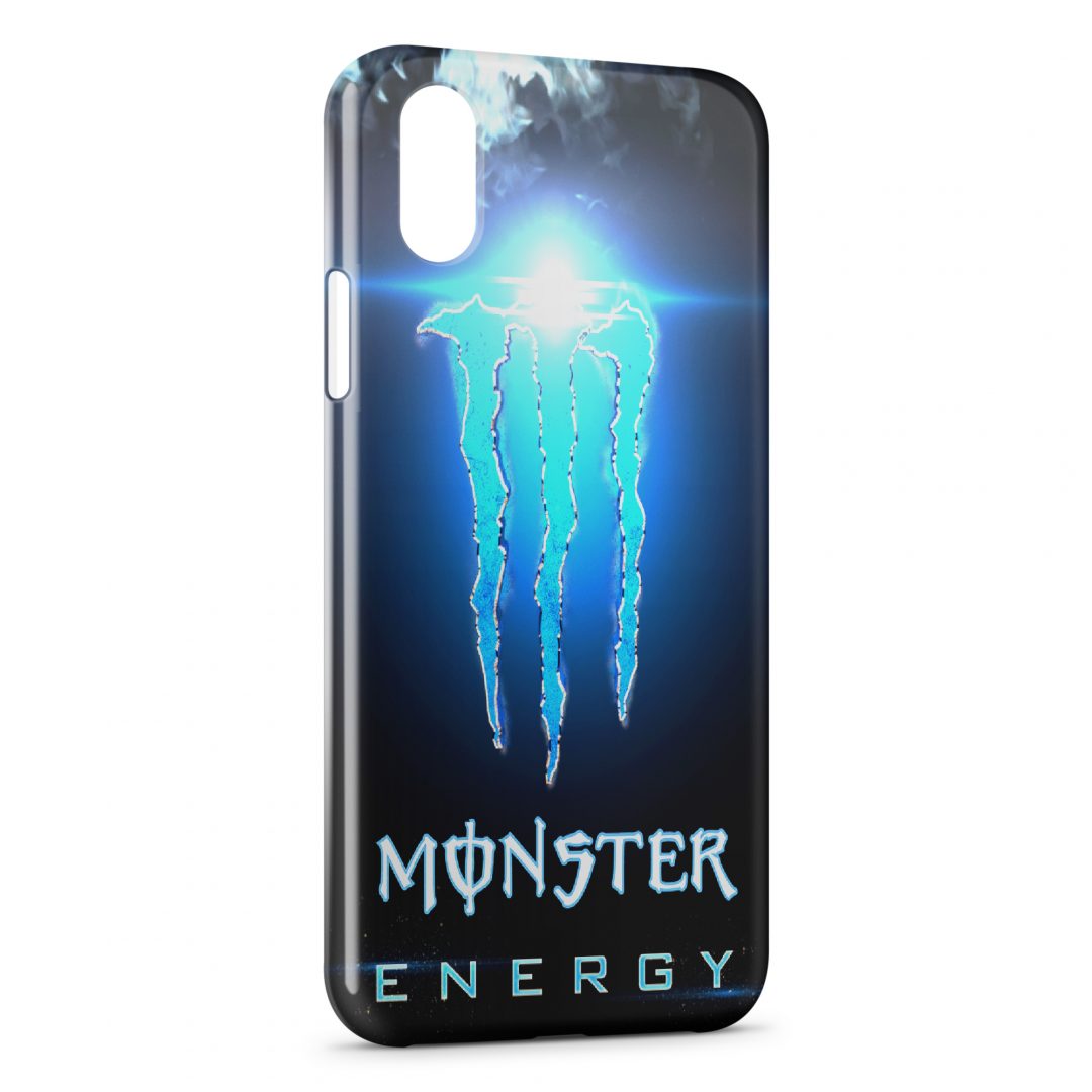 Coque iPhone X & XS Monster Energy Blue Iced - Pixypia