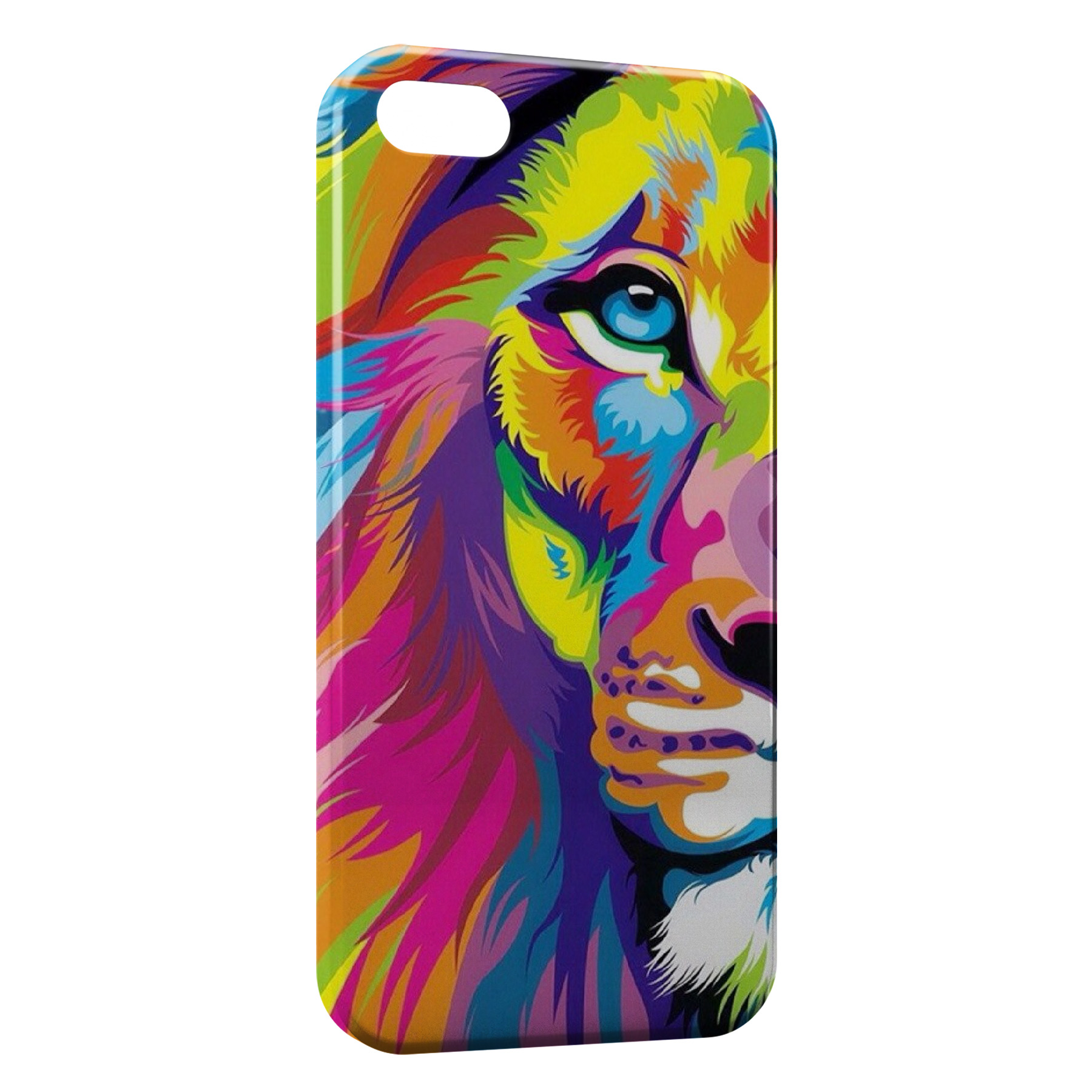 Coque iPhone 6 & 6S Lion Colorfull - Pixypia