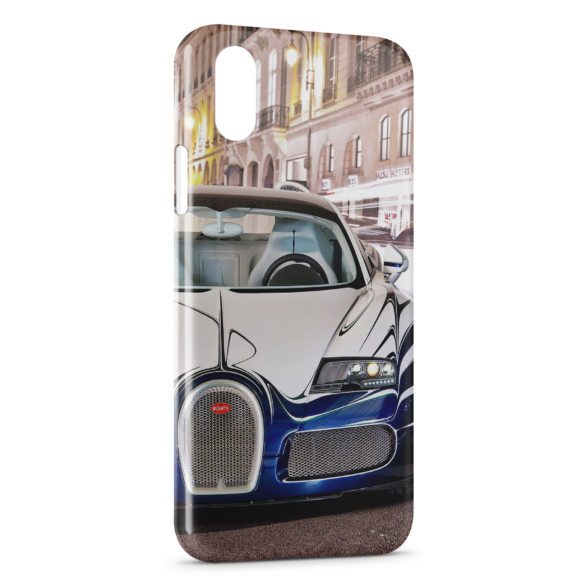 Coque iPhone XR Bugatti lock screen Voiture - Pixypia
